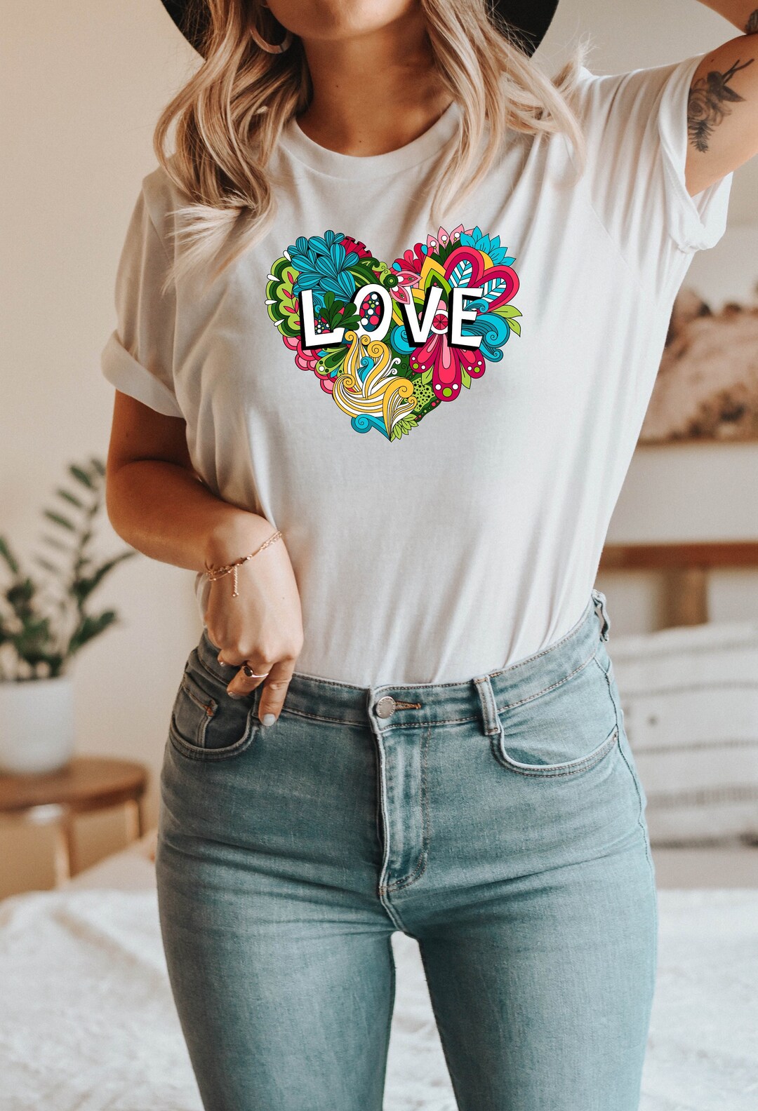Valentine's Shirts für Frauen, Valentine es Shirt für Frauen, LOVE ...