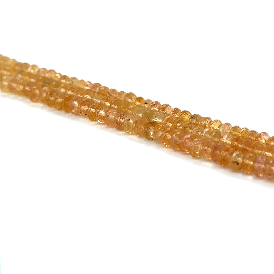 Tan Topaz Gemstone Bead Strand (5-5.5mm): November Birthstone - Etsy
