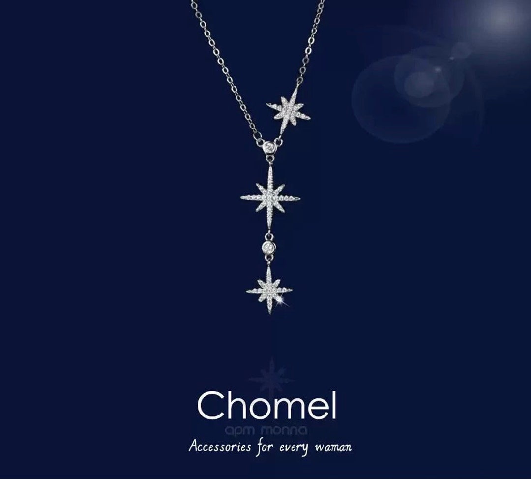 Silver Star Necklace, Silver Star Jewelry, Star Jewelry Silver ...