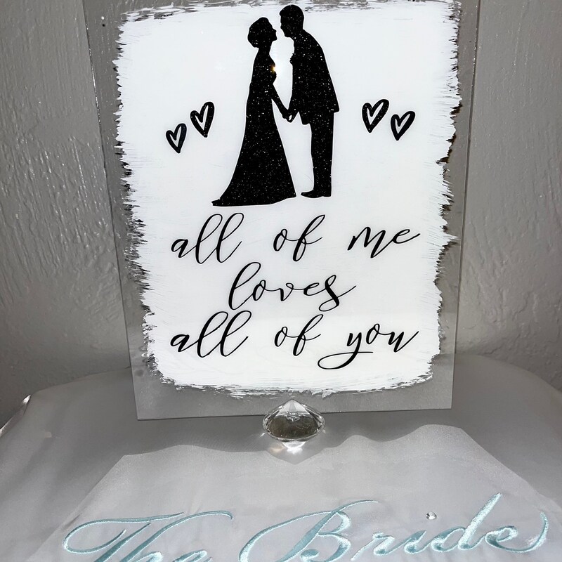 Plexiglass Wedding Sign - Etsy