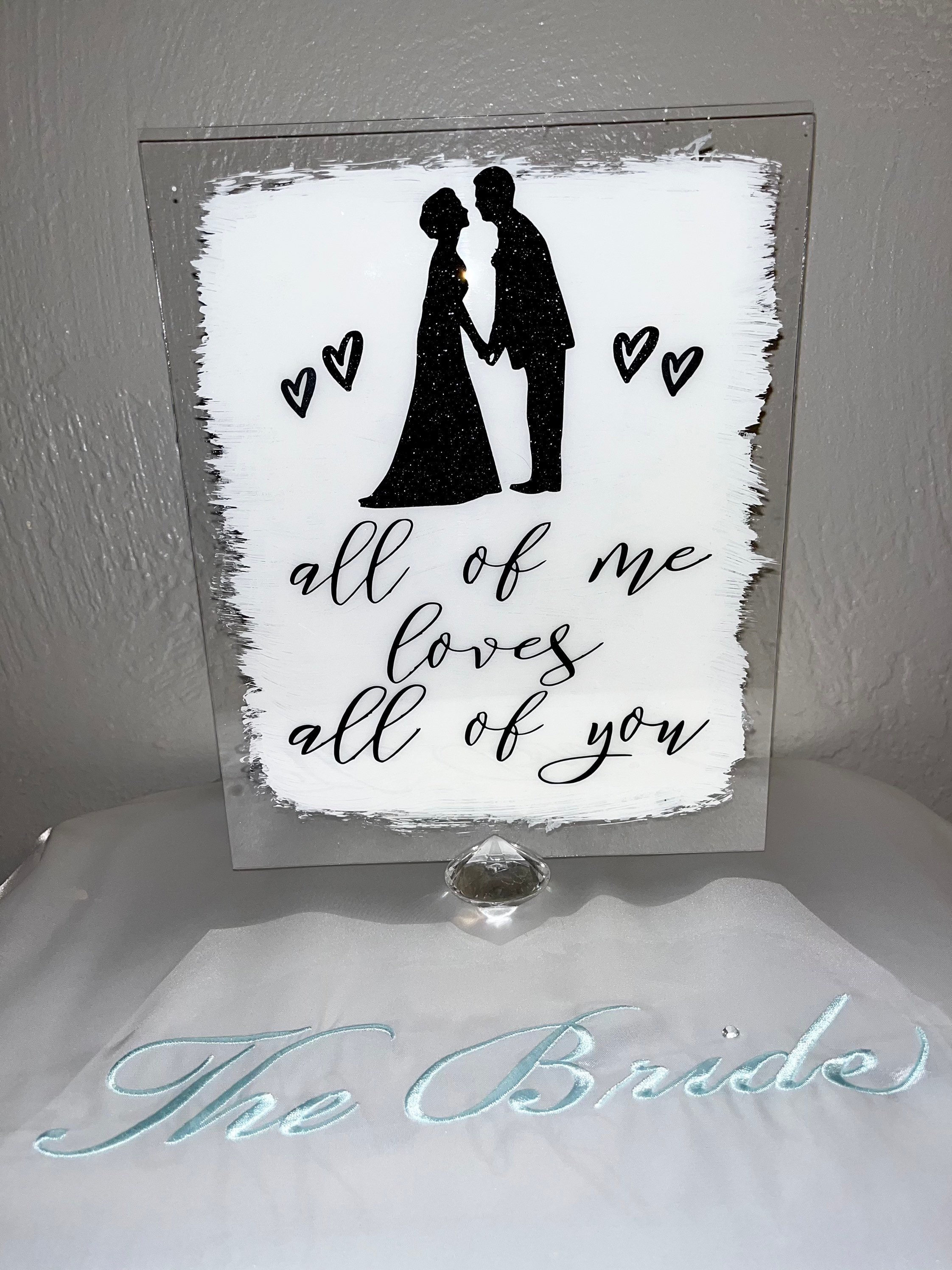 Plexiglass Wedding Sign - Etsy