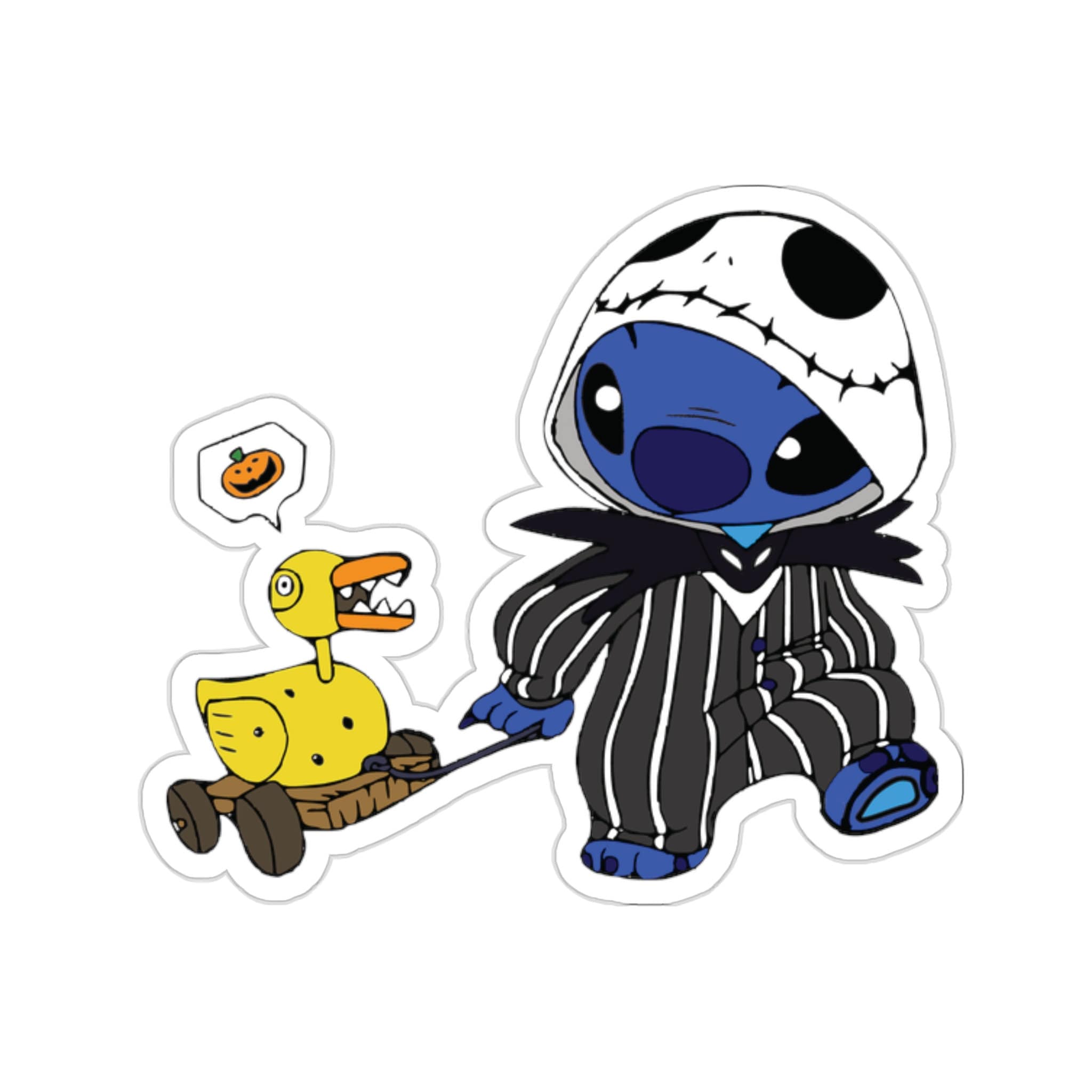 Jack Skellington Stitch Sticker - Etsy