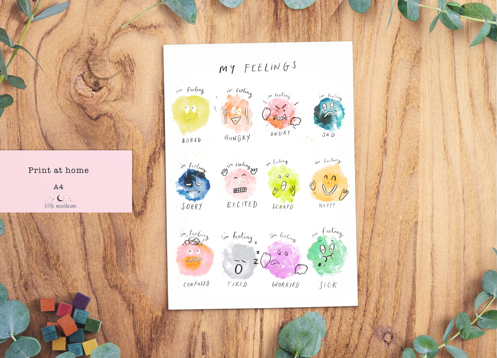 Emotions Visual Prompts Board, Feelings, Communication Aid. E.Y.F.S ...