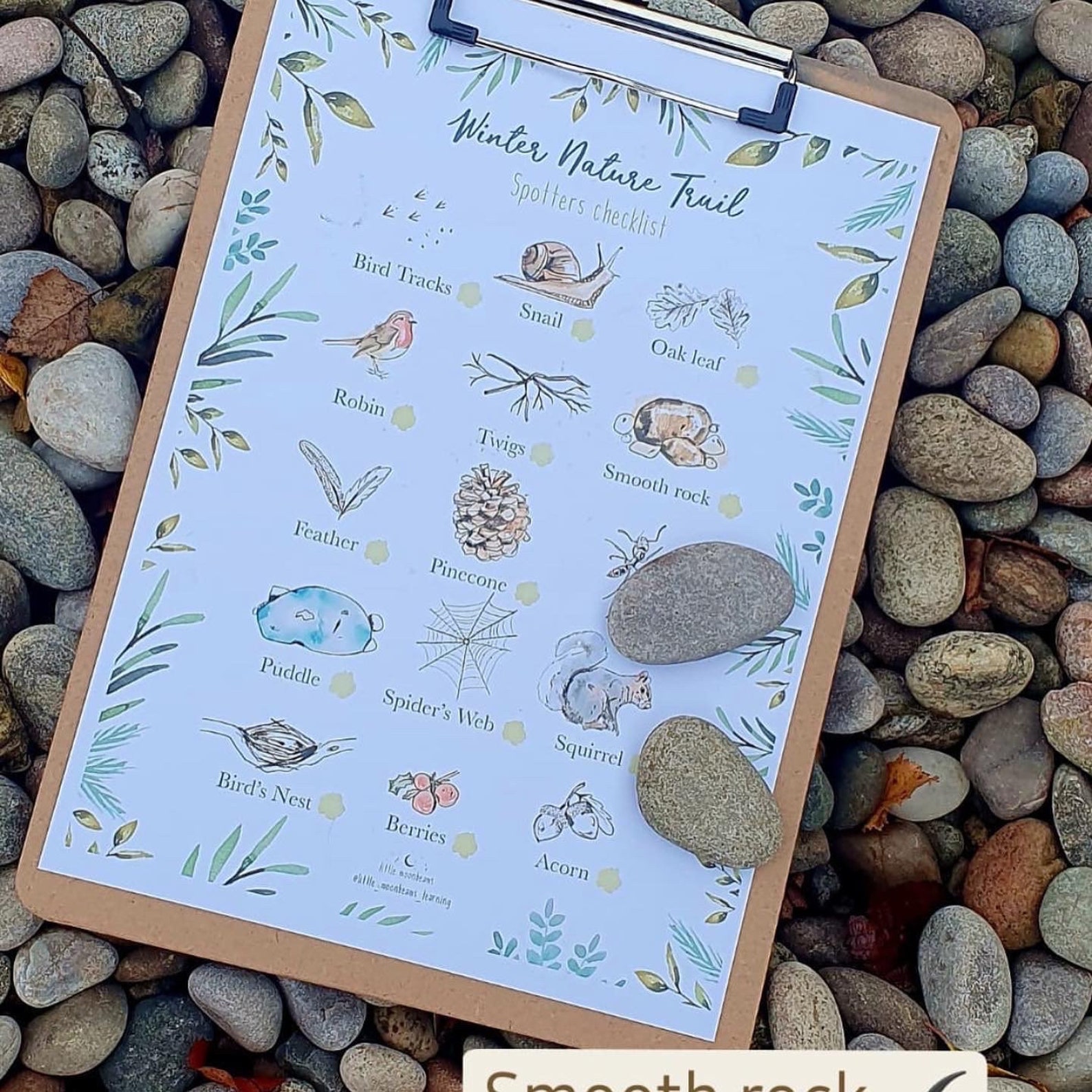 Winter Nature Walk Checklist Scavenger Hunt, Primary, E.Y.F.S, Toddler ...