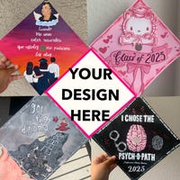 Custom Grad Cap Design - Etsy