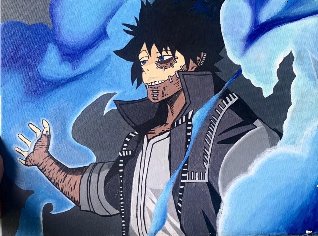 Mha Dabi Anime Painting - Etsy