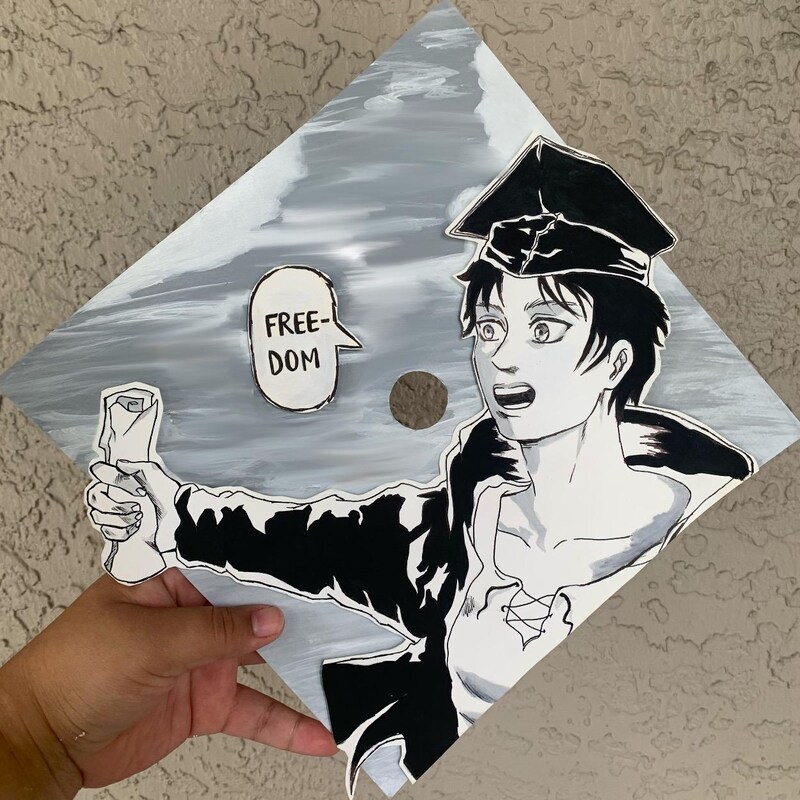 One Piece Anime Graduation Cap - Etsy