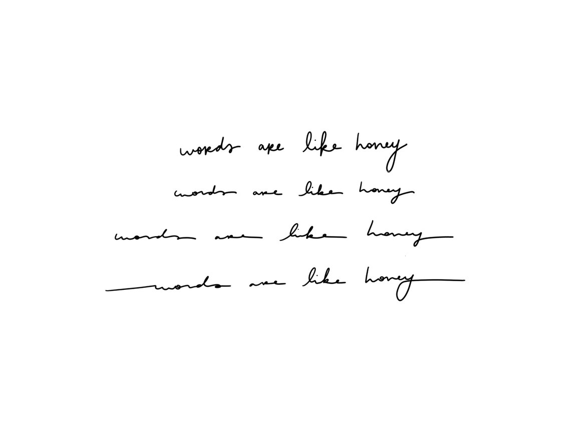 Custom Tattoo Design Dainty Feminine Lettering, Hand Lettered Tattoo ...