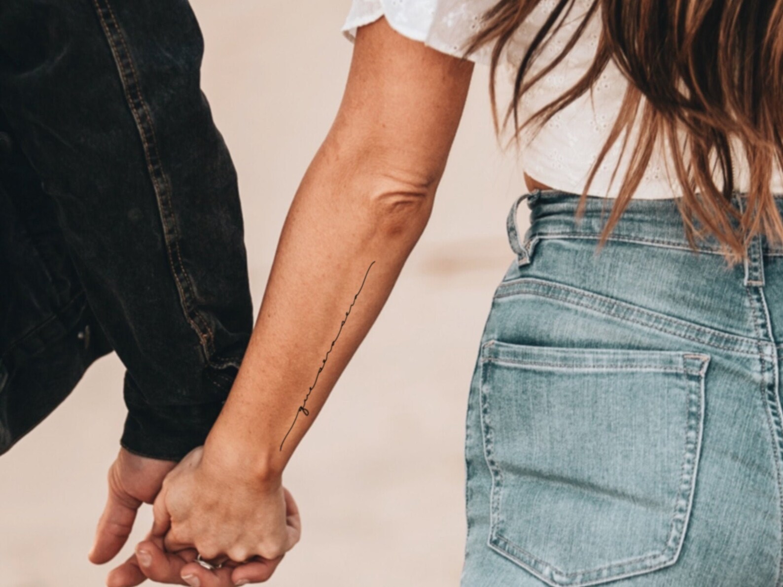 Custom Dainty Script Tattoo Design Tattoo Lettering, Handwritten Tattoo ...