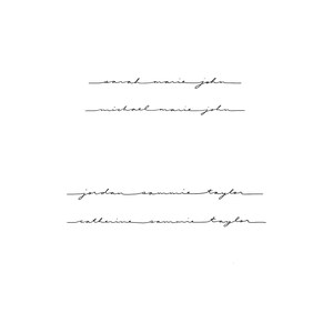 Custom Matching Script Tattoo Design Tattoo Lettering, Family Tattoo ...