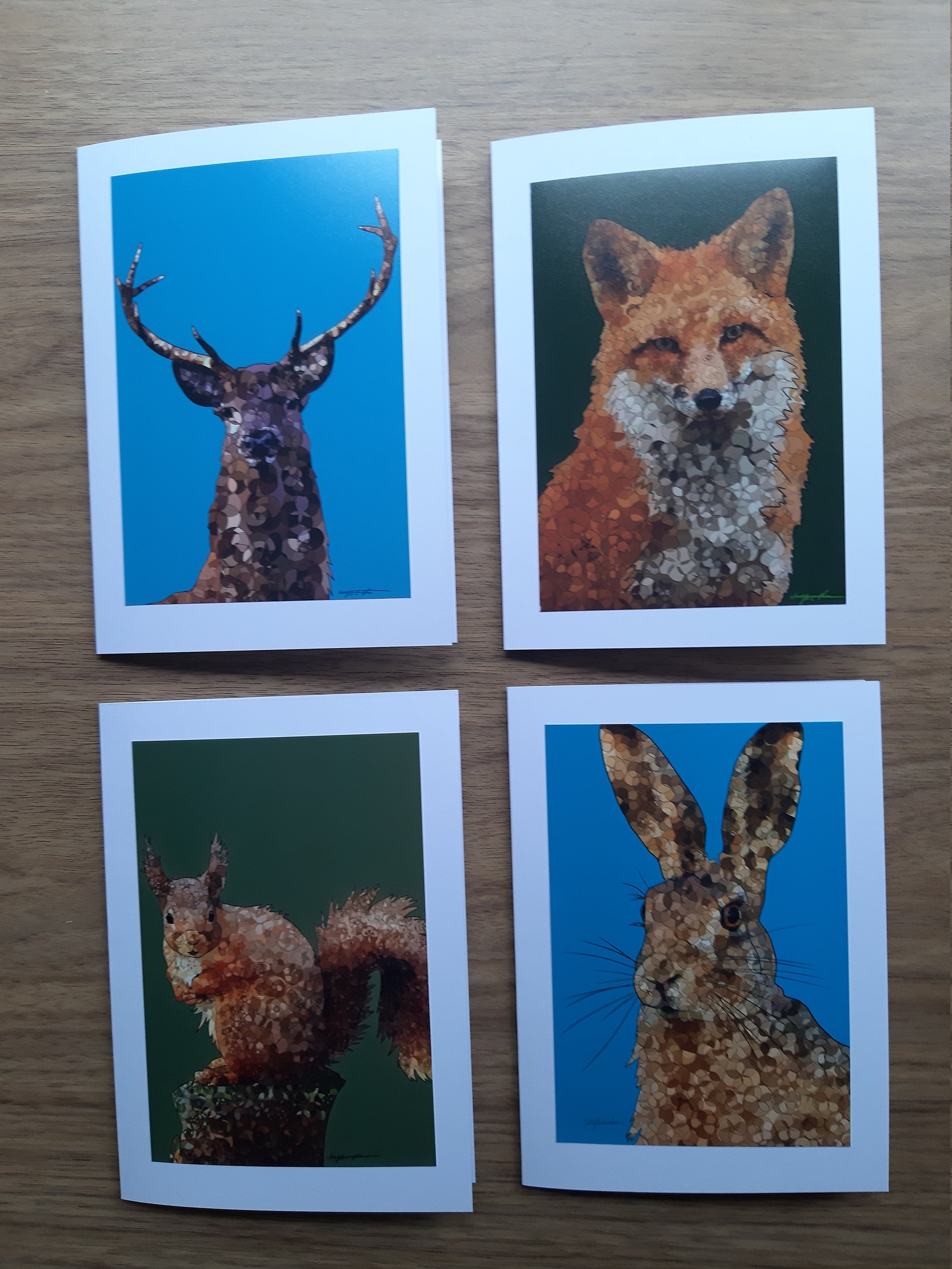 UK Wildlife Handmade Greetings Cards | Etsy