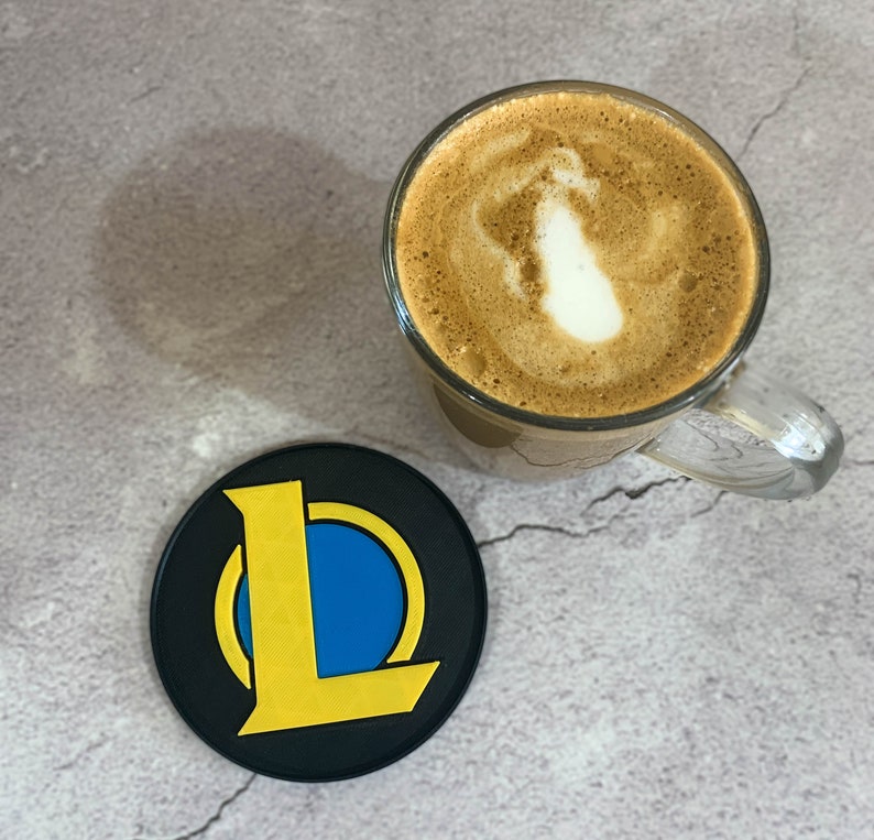 League of Legends Lol Logo Coaster | Etsy