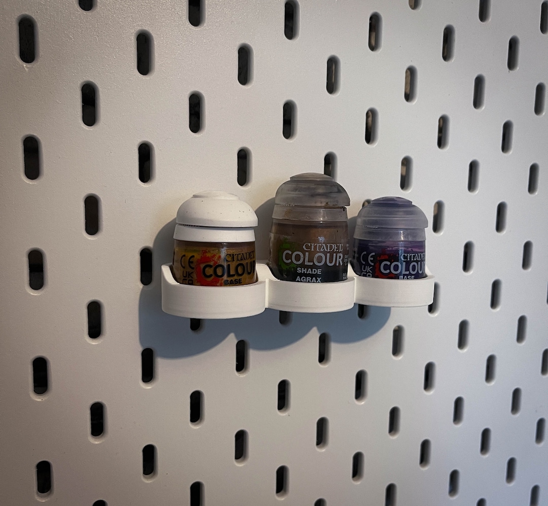 40K Ikea Skadis Citadel Paint Pot Holder Accessory | Miniature Paint ...