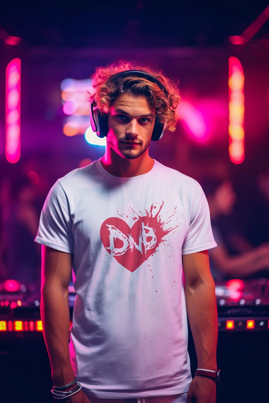 Bursting With Love DNB T-shirt | Drum and Bass Tshirt | I Love Drum N ...