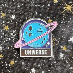 Universe Space Enamel Pin - Etsy