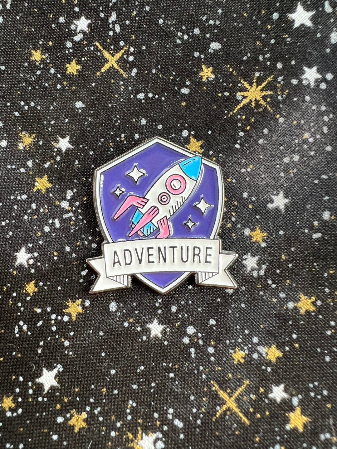 Adventure Space Pin - Etsy