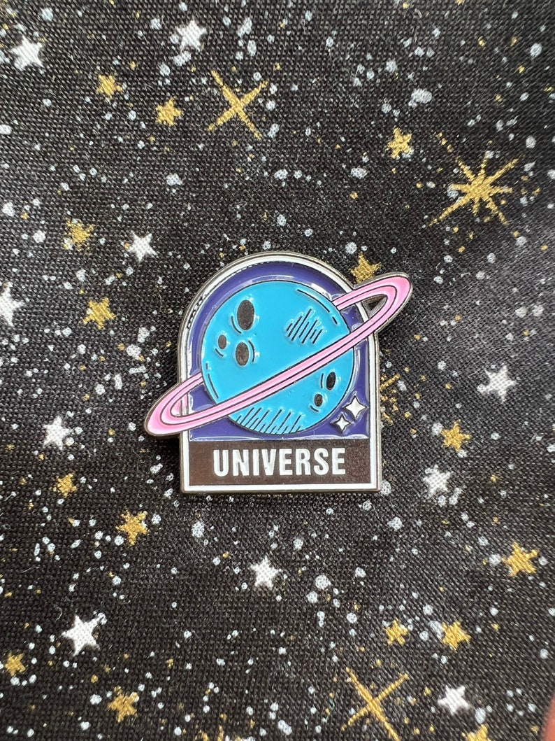 Universe Space Enamel Pin - Etsy