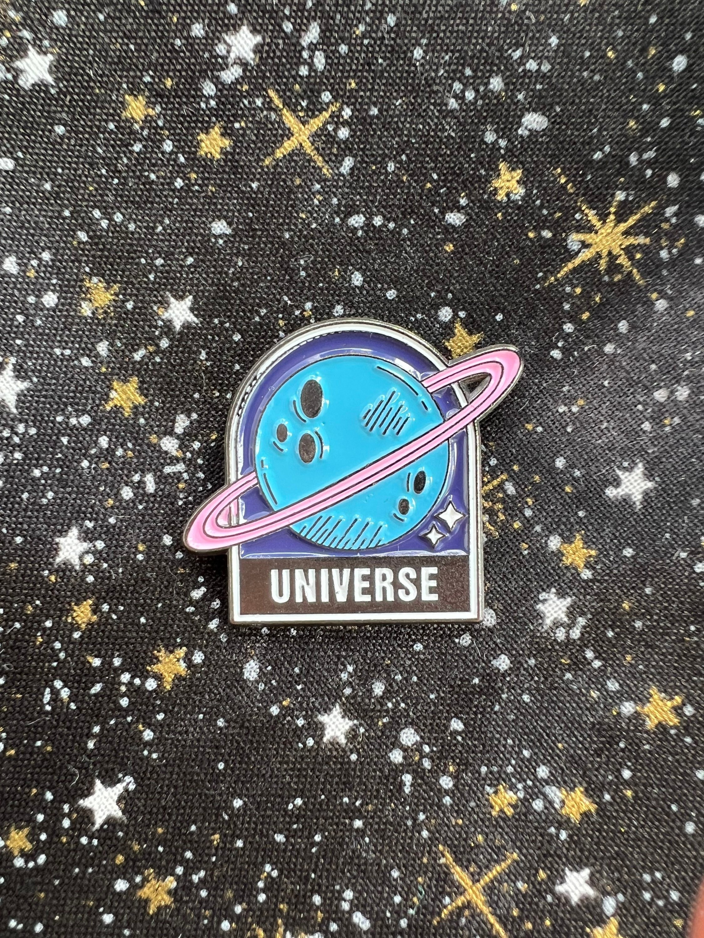 Universe Space Enamel Pin - Etsy