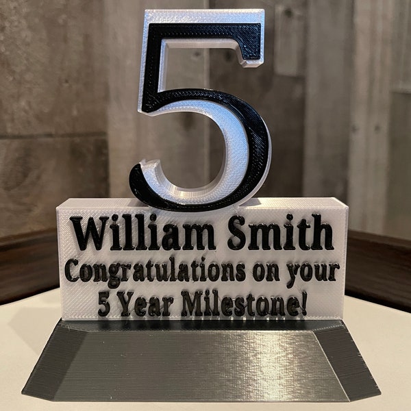 Years of Service Plaque - Etsy
