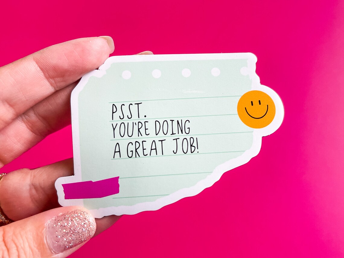 Locker Note Magnet Great Job Magnet Teen Quote Magnet - Etsy