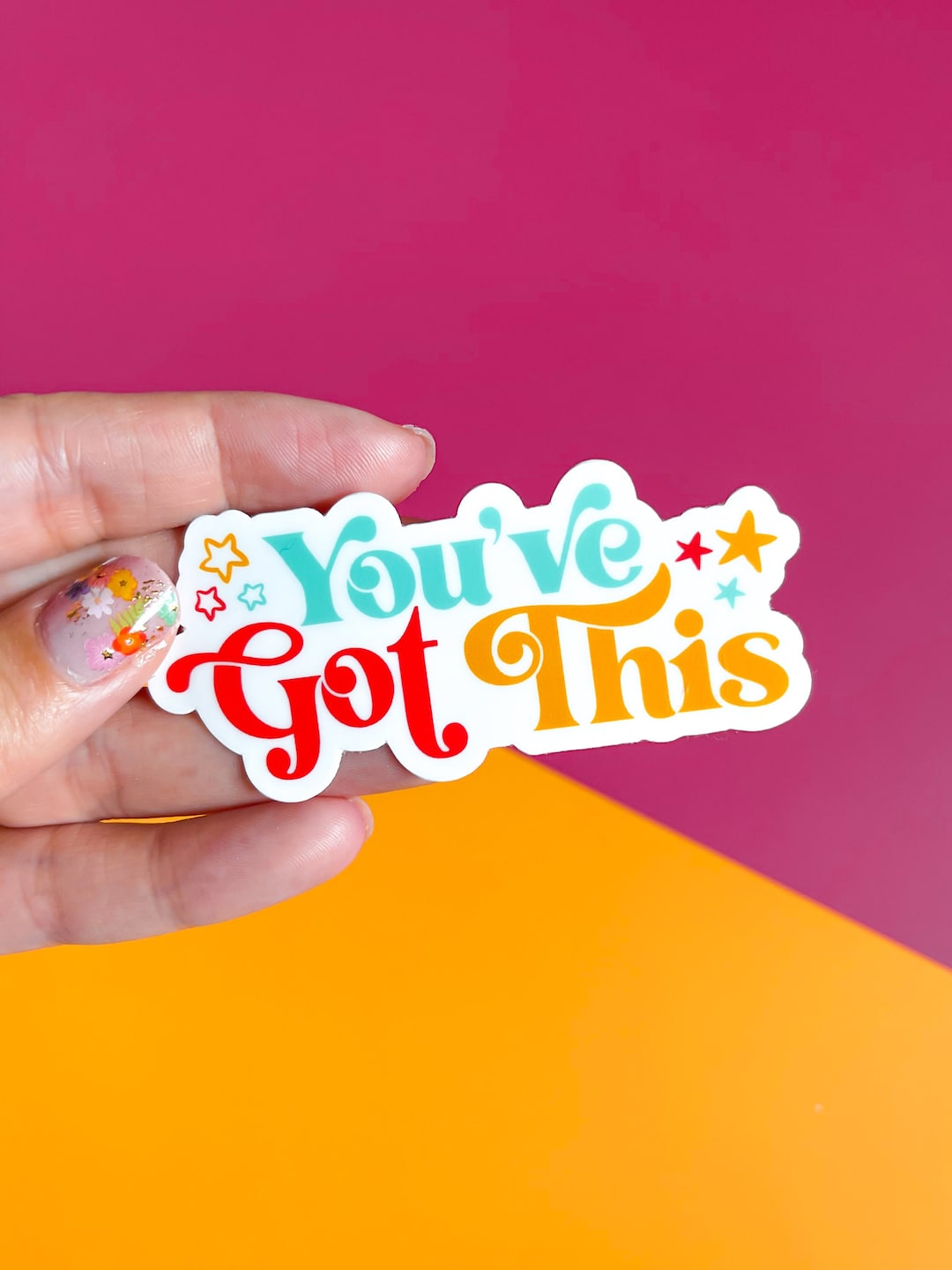 You've Got This Sticker | You Got This Sticker | Motivation Quote ...