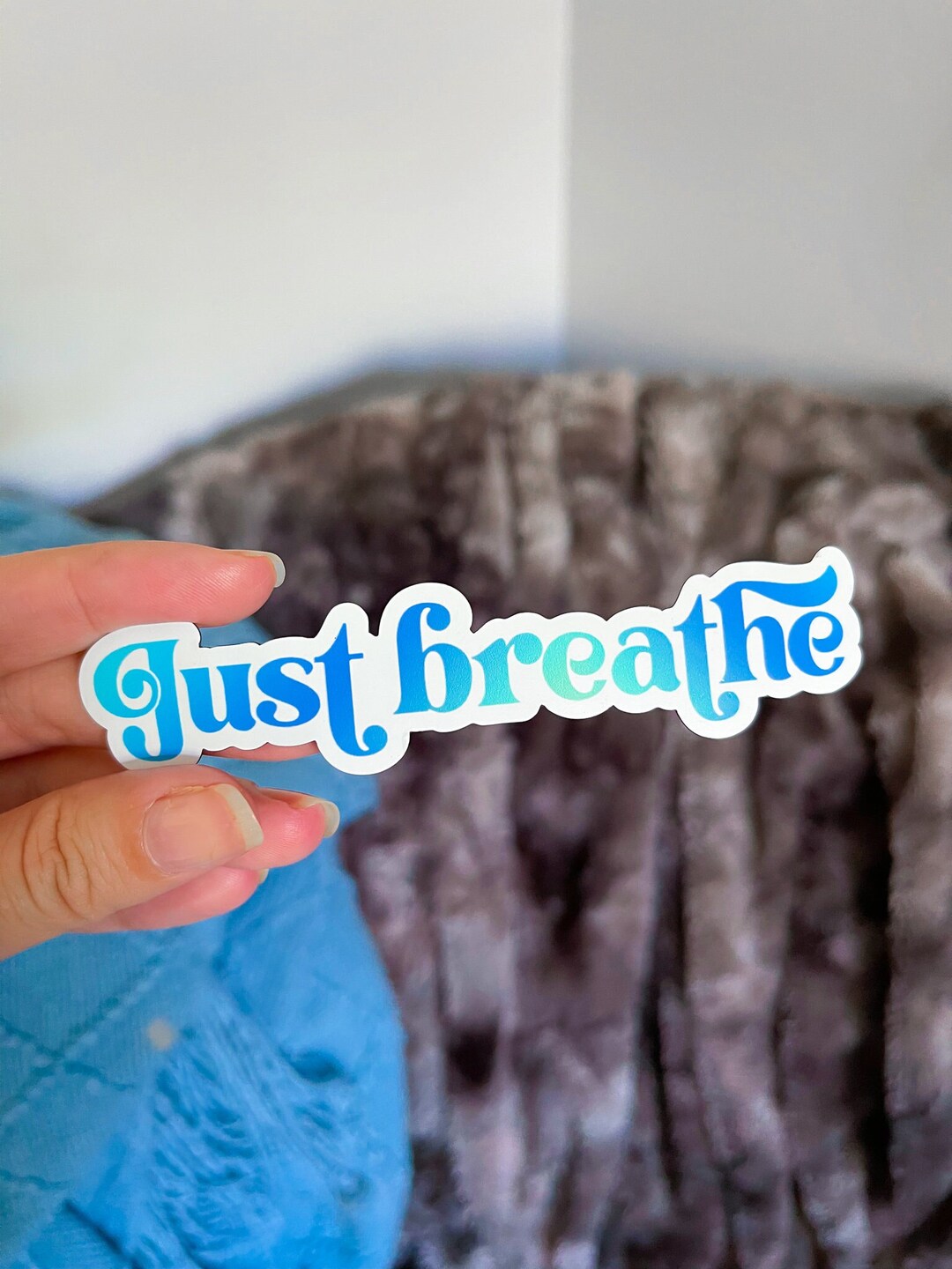 Just Breathe Magnet / Anxiety Magnet / Self-care Magnet / Daily ...