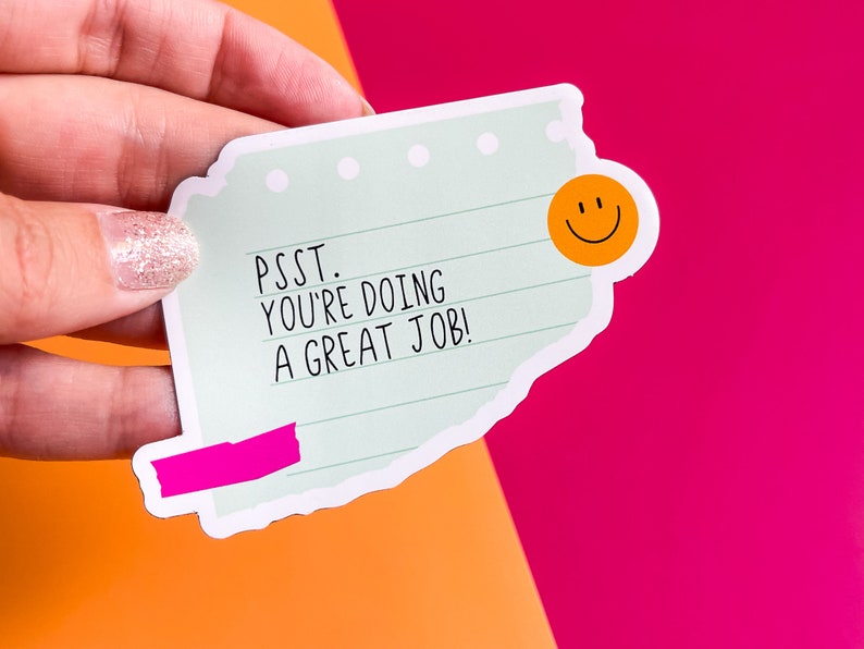 Locker Note Magnet Great Job Magnet Teen Quote Magnet - Etsy