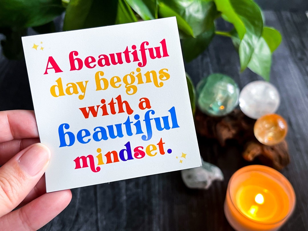 Beautiful Mindset Magnet | Mindset Quote Magnet | Positive Quote Magnet ...