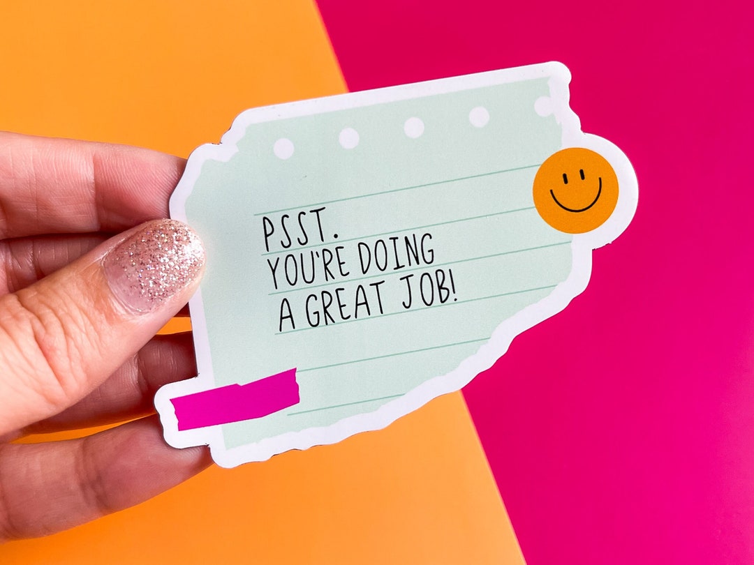 Locker Note Magnet Great Job Magnet Teen Quote Magnet Motivational ...