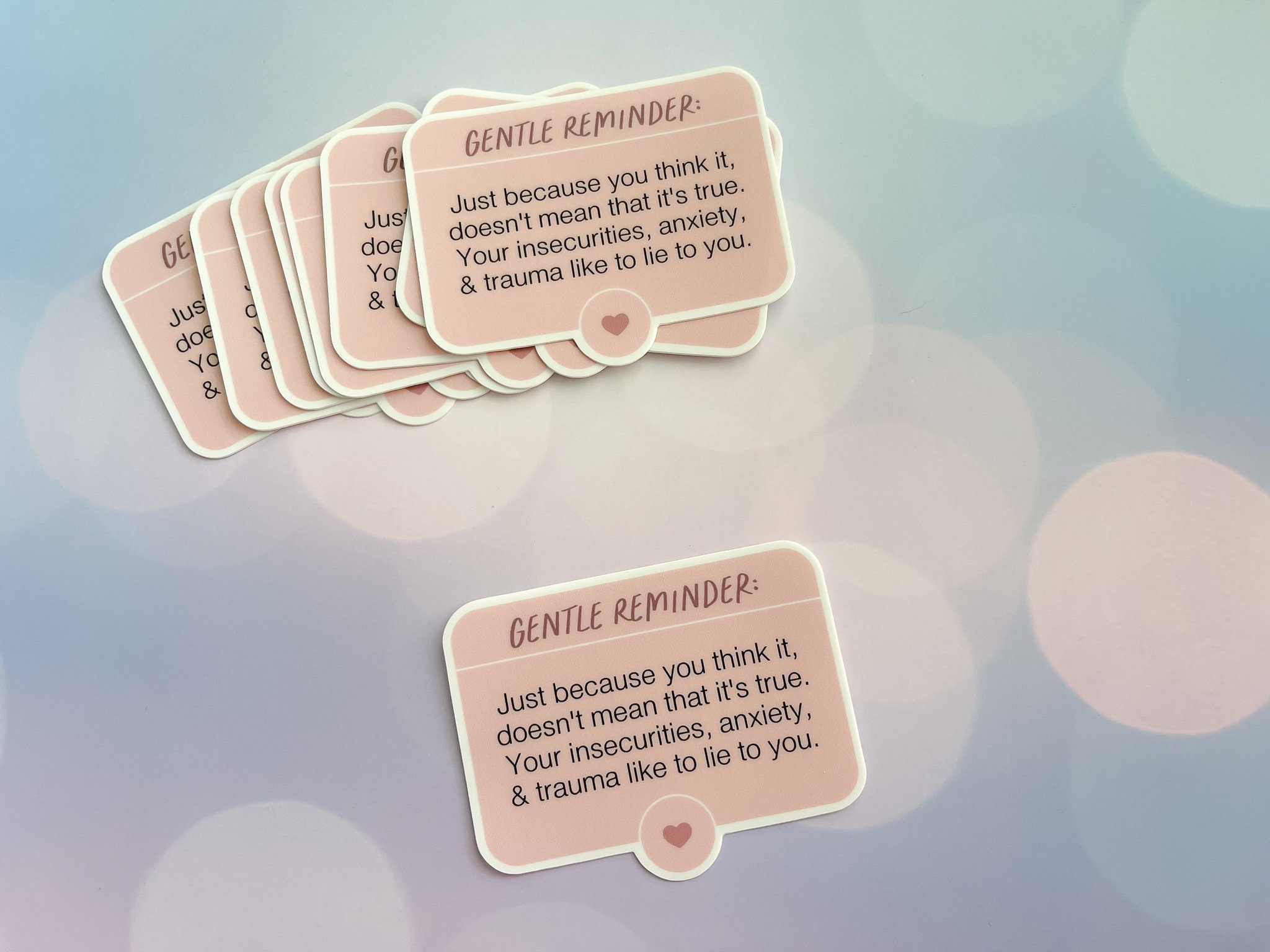 Anxiety Reminder Sticker Trauma Sticker Intrusive Thoughts - Etsy