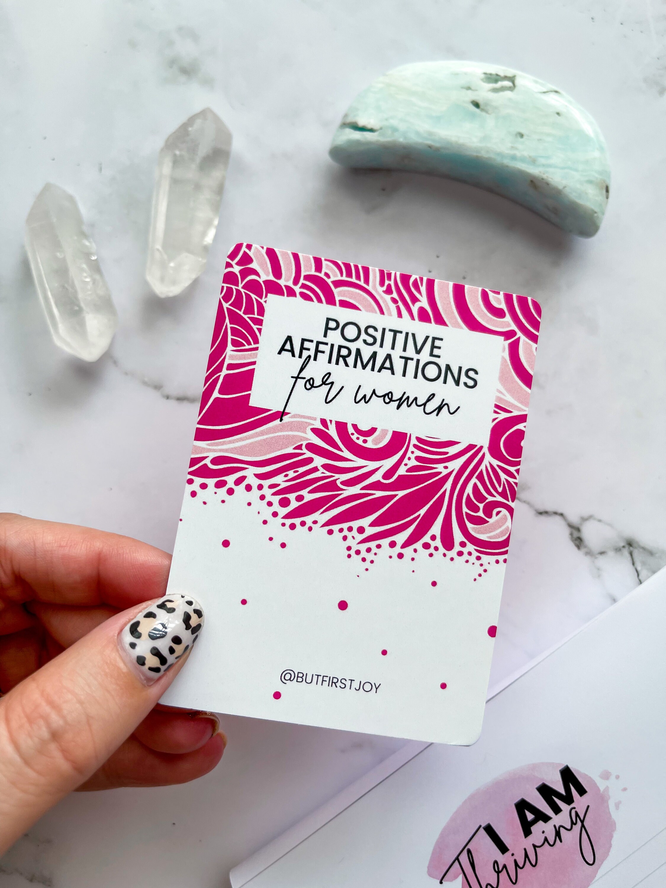 52 Positive Affirmation Cards Deck for Women / Empowerment | Etsy