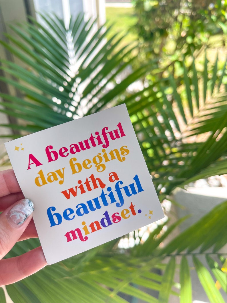 Beautiful Mindset Magnet Mindset Quote Magnet Positive - Etsy