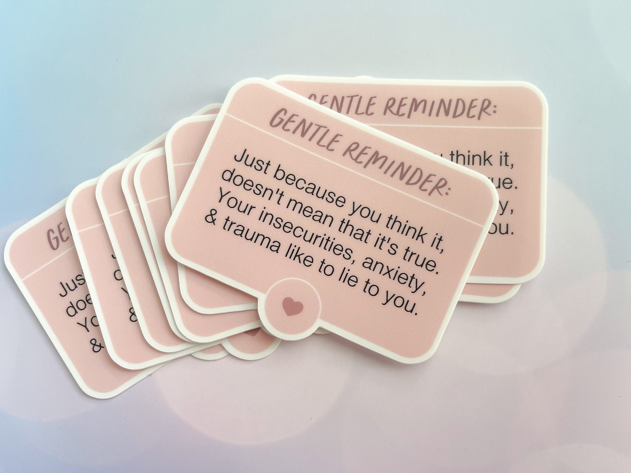 Anxiety Reminder Sticker Trauma Sticker Intrusive Thoughts - Etsy