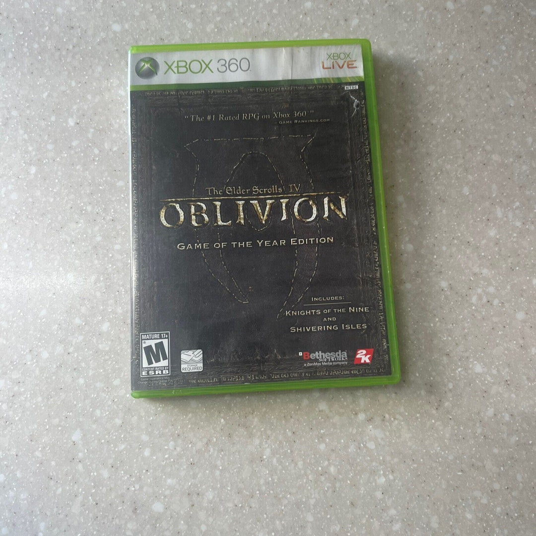The Elder Scrolls IV: Oblivion Game of the Year Edition Microsoft Xbox ...
