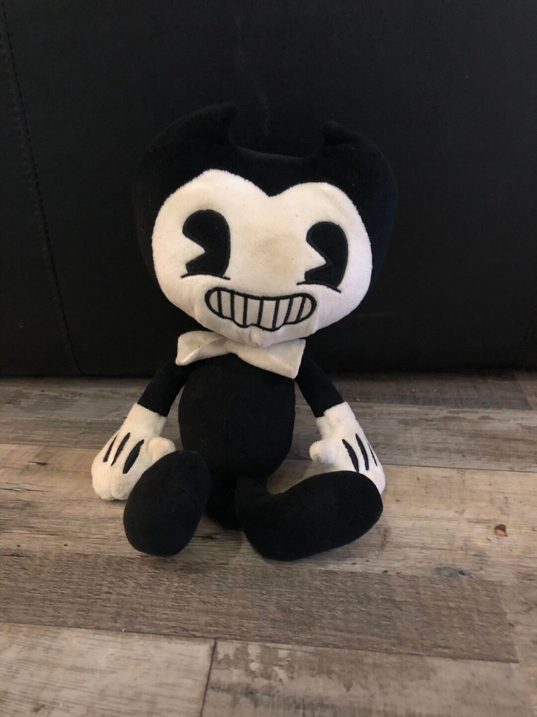 Bendy and the Ink Machine Plush Black & White Stuffed Animal - Etsy