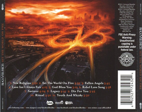 Black Veil Brides Fallen Angels Album