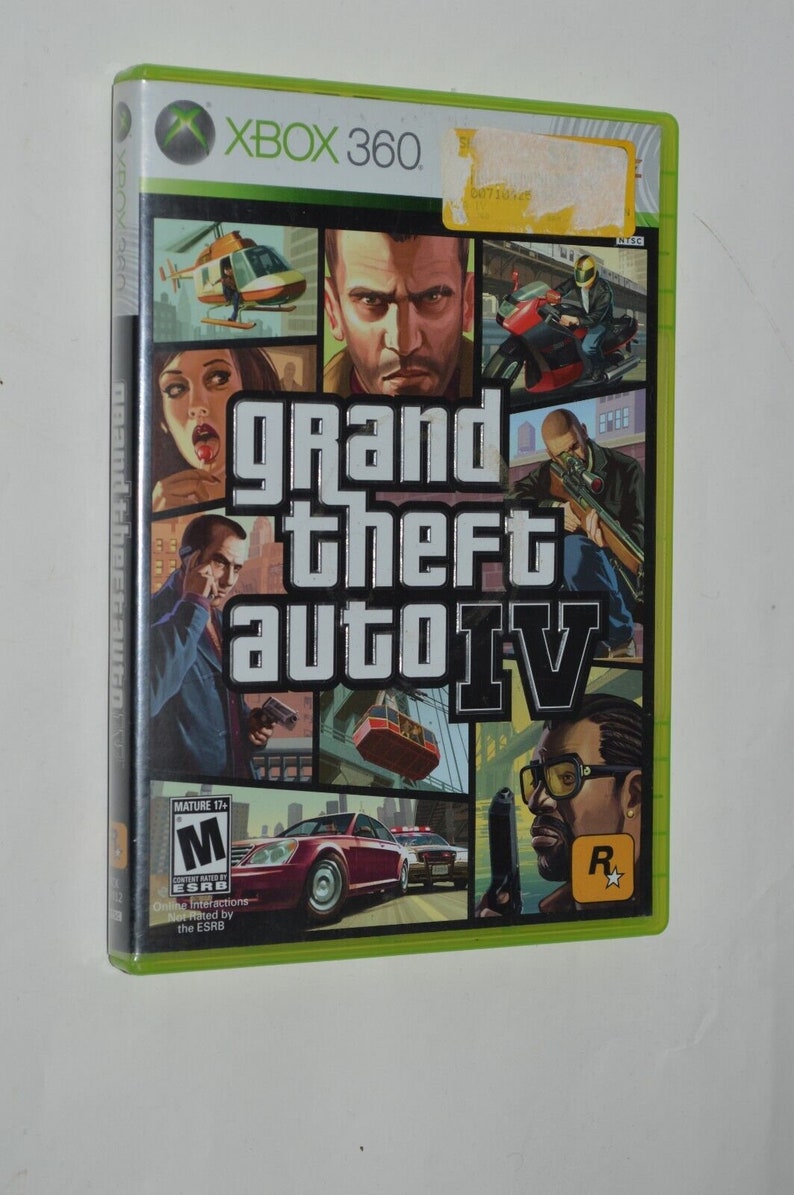 Grand Theft Auto IV Microsoft Xbox 360 Complete - Etsy
