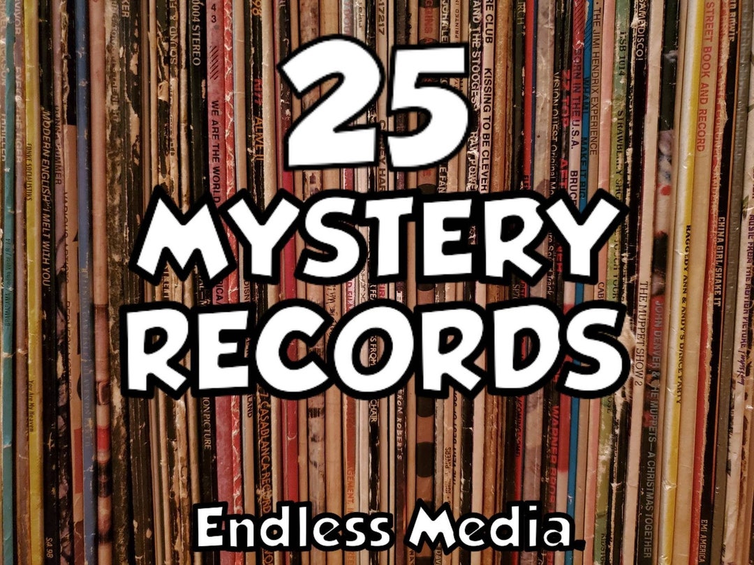 50 Random Mystery 12 Vinyl Record Album EP LP Bundle Lot Box Grab Bag ...
