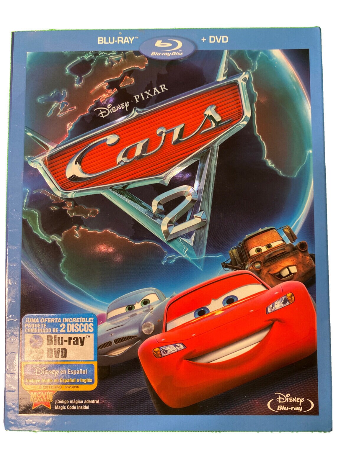 Cars 2 Blu Ray