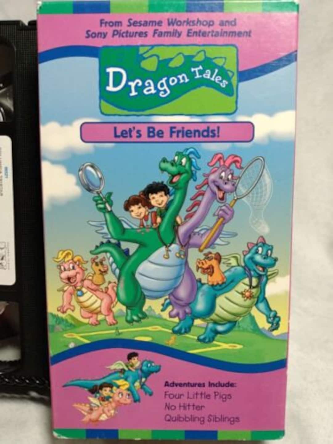 Dragon Tales 8 Lets Be Friends Vhs Movie Film Tv Show Etsy