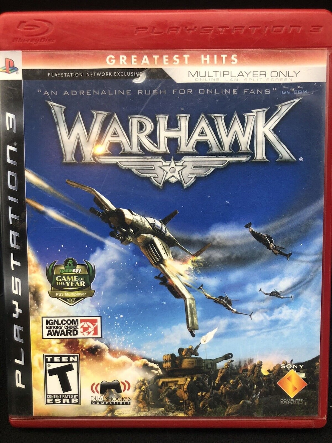 Warhawk Greatest Hits Sony Playstation 3 PS3 Complete - Etsy