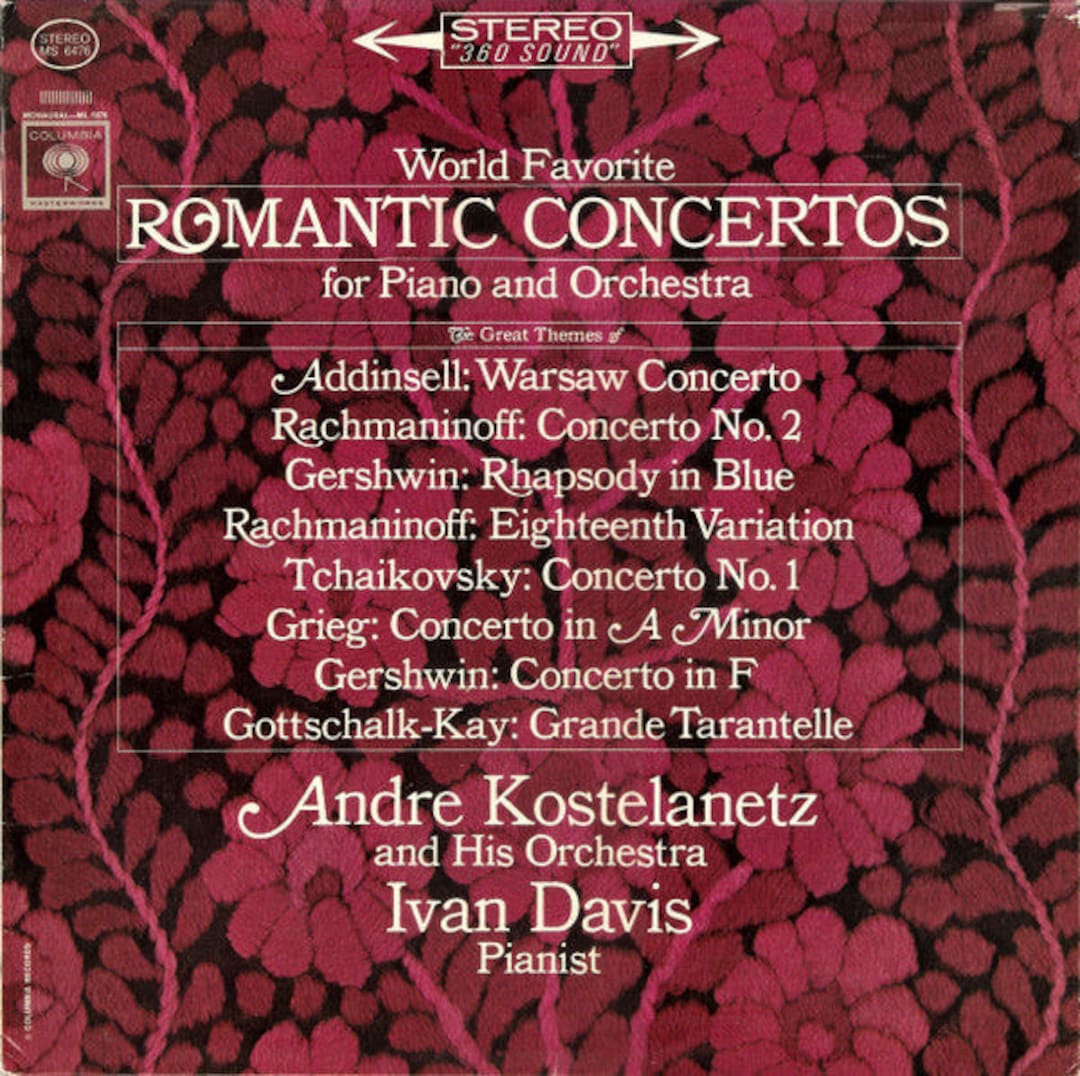 André Kostelanetz and His Orchestra Ivan Davis World Favorite Romantic ...