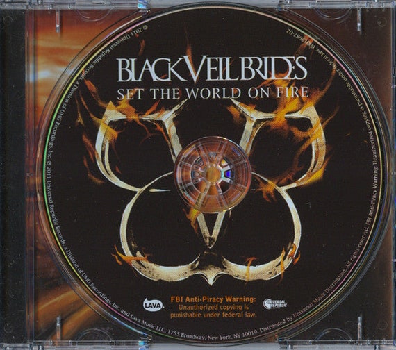 Black Veil Brides Set The World On Fire Album Cover