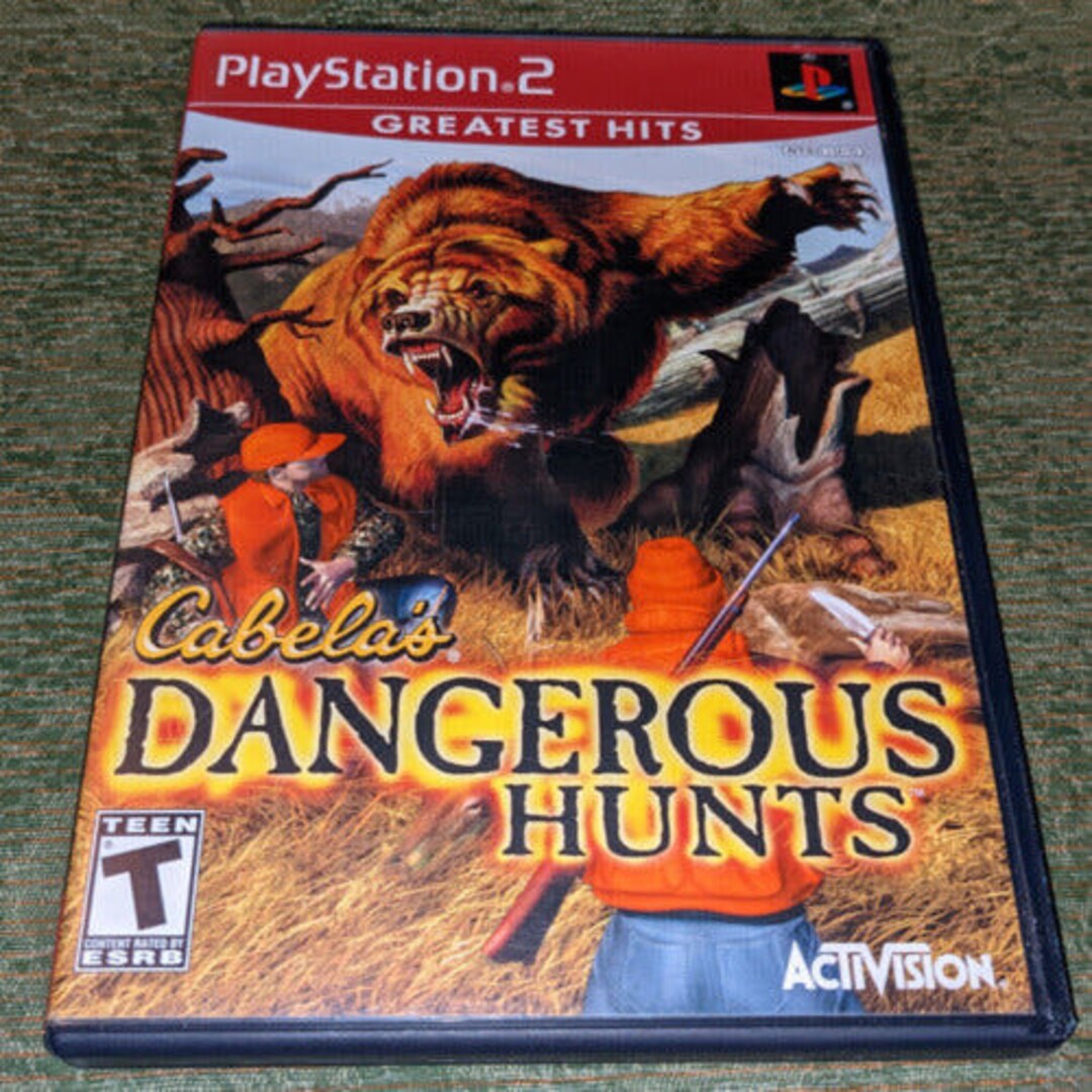 Cabela's Dangerous Hunts Greatest Hits Sony Playstation 2 PS2 No Manual ...