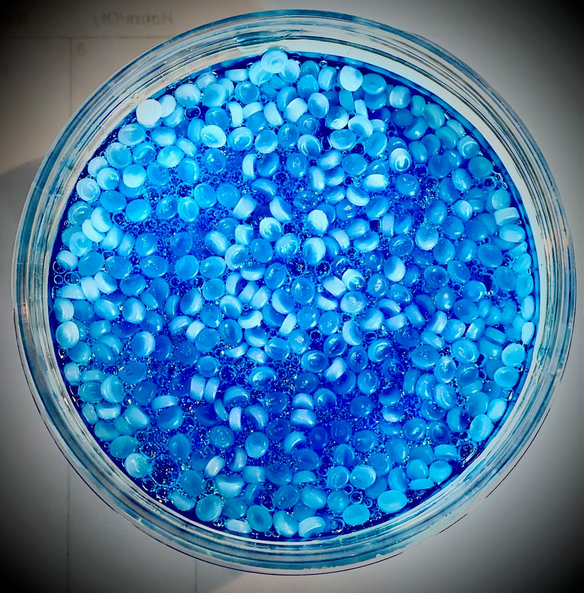 Crystal Deep Ocean Blue Slime - Etsy