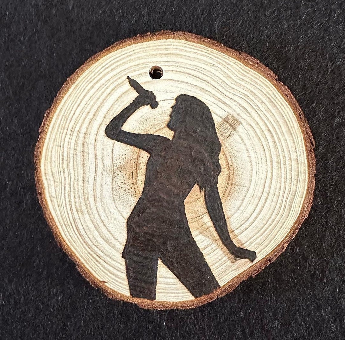 Custom Wood-burned Ornament - Etsy
