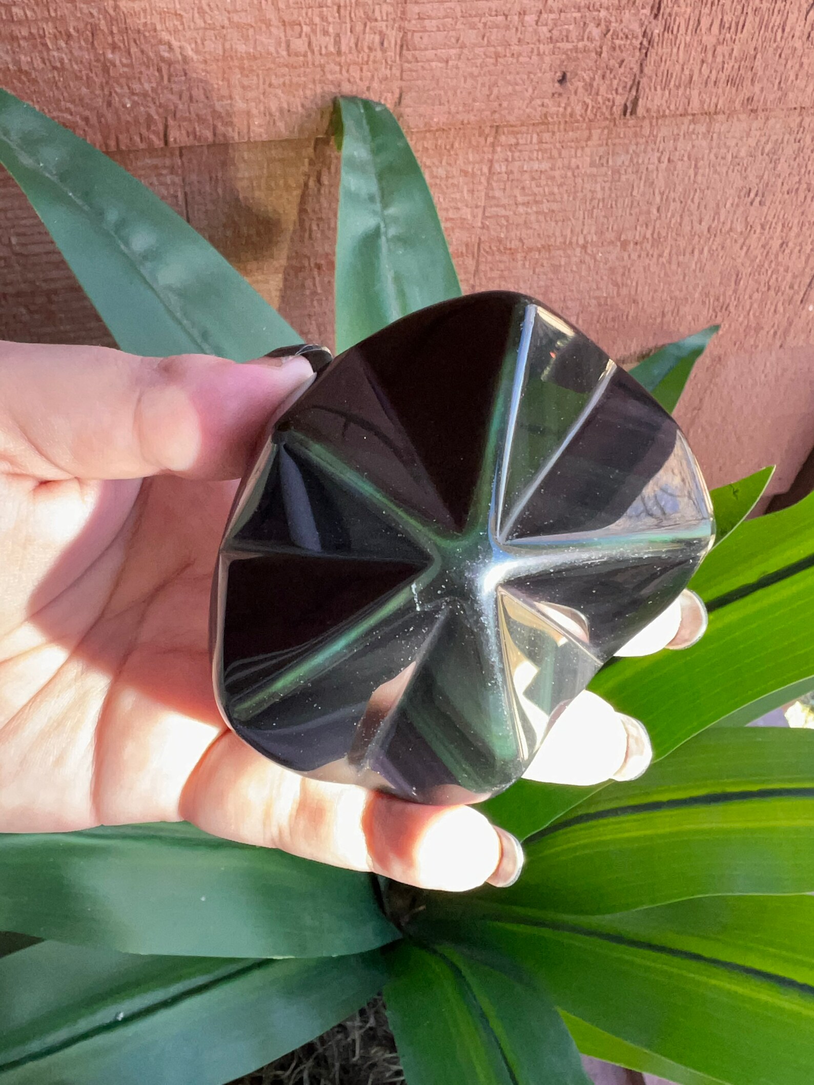 Rainbow Obsidian Puffy Star // Obsidian Star // Mexican - Etsy
