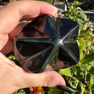 Rainbow Obsidian Puffy Star // Obsidian Star // Mexican Rainbow ...