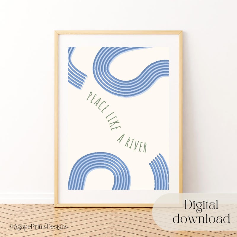 Peace Like a River - Etsy