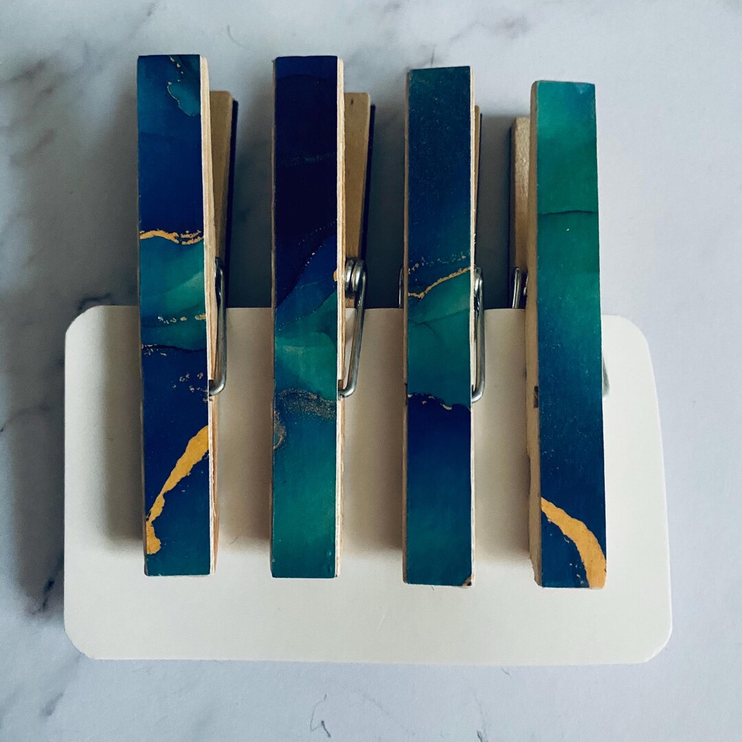 Magnetic Pegs, Marble Look, Kitchen Organisation - Etsy